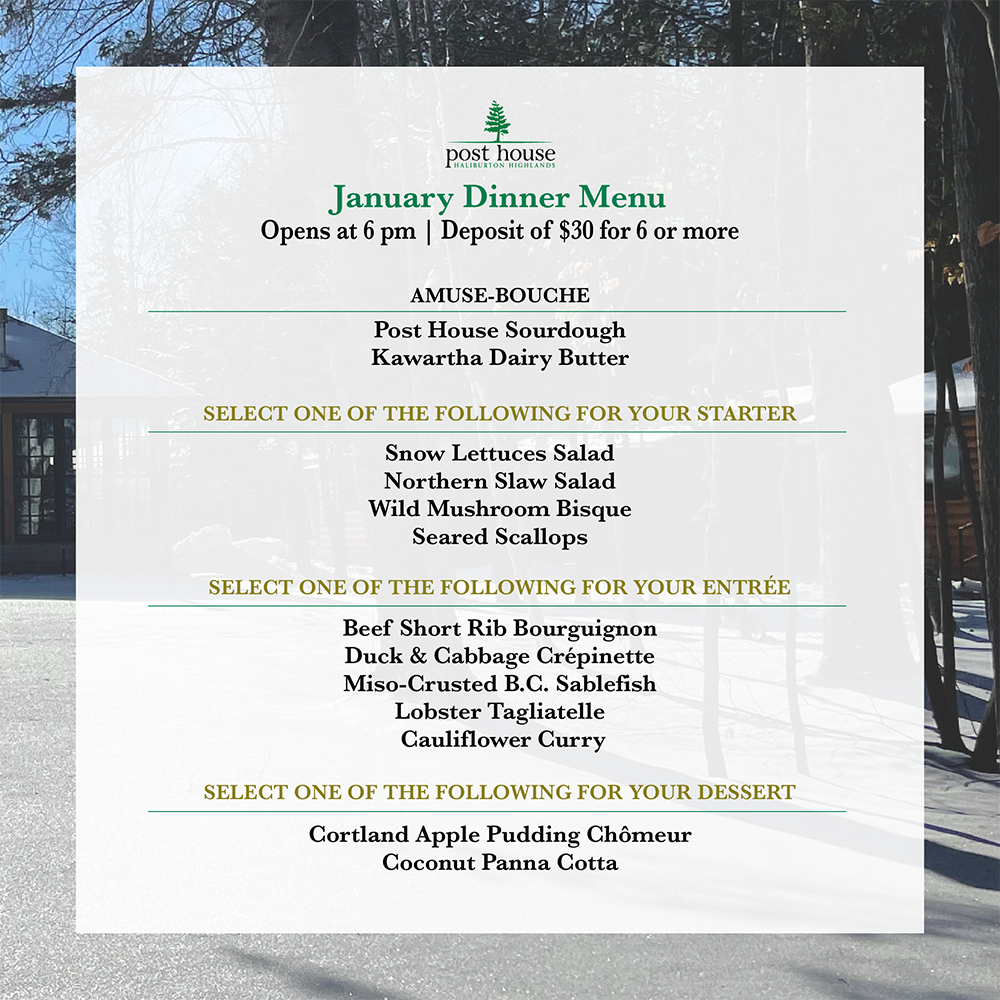 Dining – Haliburton Post House